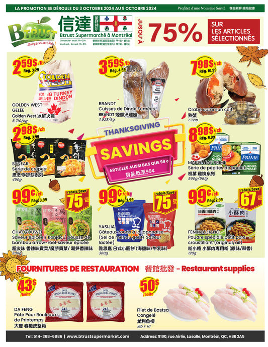 Weekly Flyer - Montreal Store – BtrustSupermarket